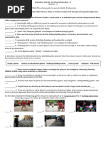 Summative Test No 3.in P.E.6.Q1 | PDF | Team Sports | Leisure