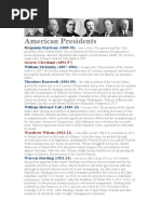List of All US Presidents | PDF