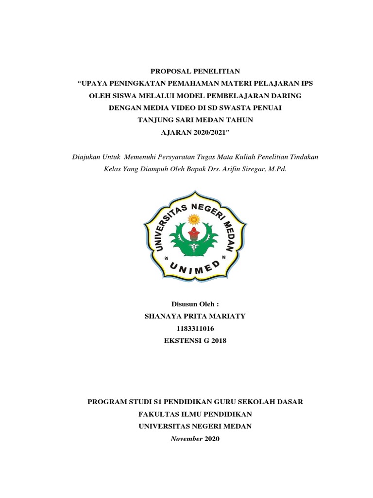 Proposal Uas PTK - Shanaya Prita Mariaty | PDF