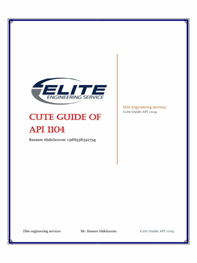 API 1104 Exams ST | PDF