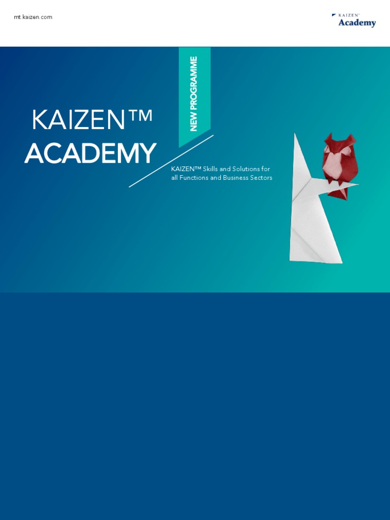 Kaizen™ Academy: KAIZEN™ Skills and Solutions For All Functions and ...