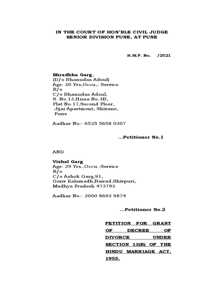 Civil Court Senior Division Pune – NOSXAT