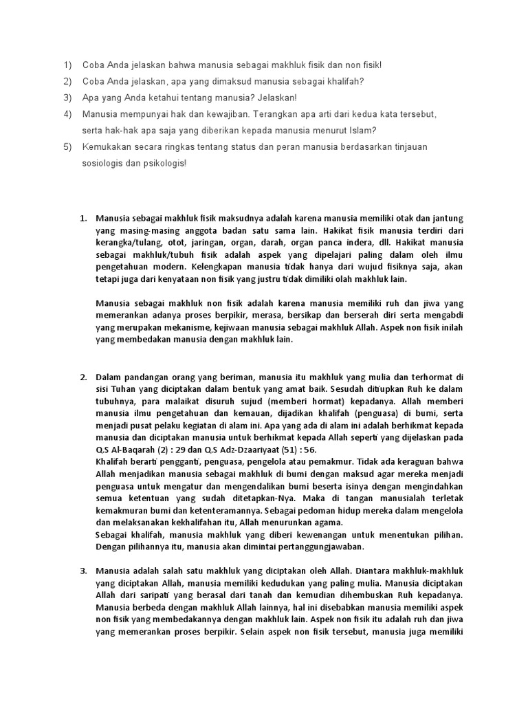 Diskusi 2 PAI | PDF | Politik