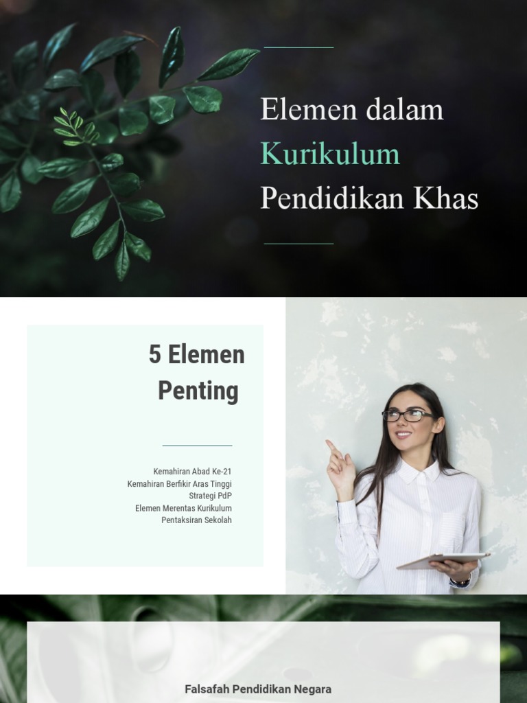 Elemen Dalam Kurikulum Pendidikan Khas | PDF