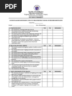 Child Friendly School System (CFSS) Checklist | PDF | Classroom | Teachers
