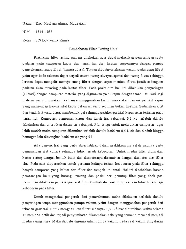 Pembahasan FTU | PDF