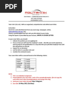 Sample Extension of Term Work Letter | PDF | Test (Assessment)