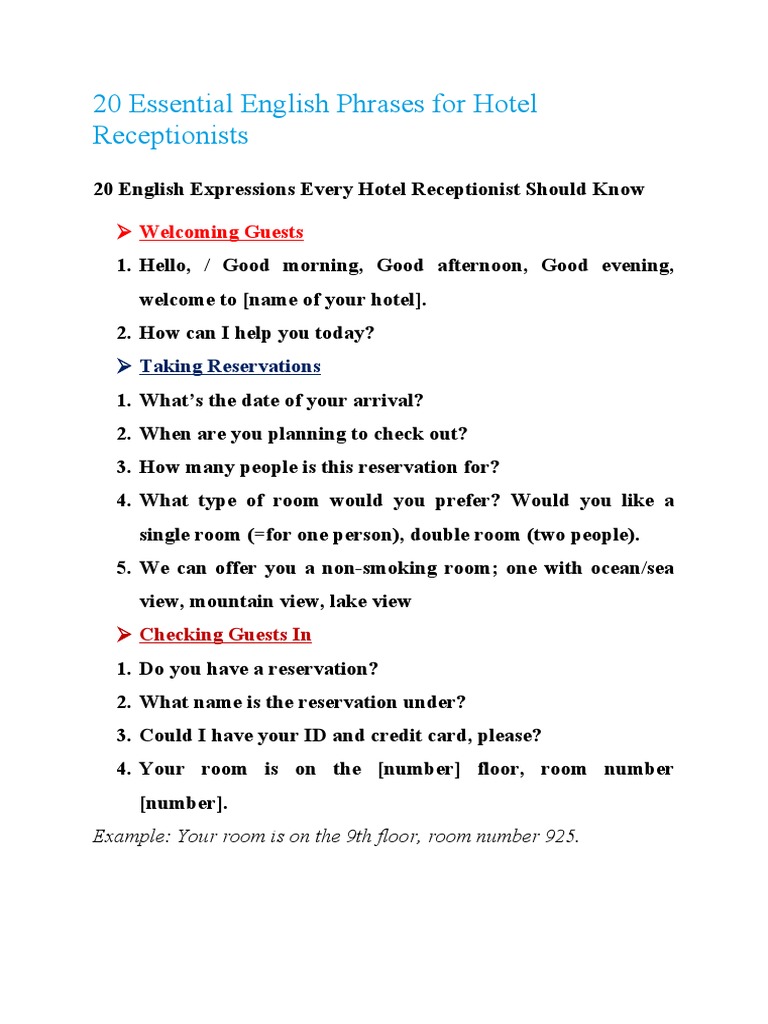 Essential English Phrases for Restaurant Staff: A Comprehensive Guide ...