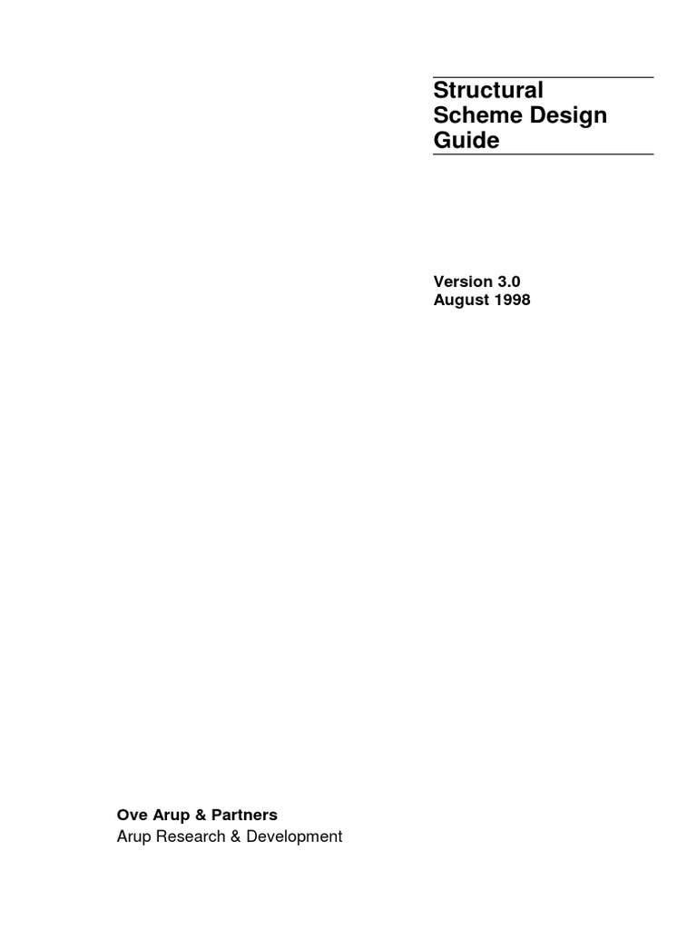 Structural Scheme Design Guide by Arup | PDF | Wall | Framing ...