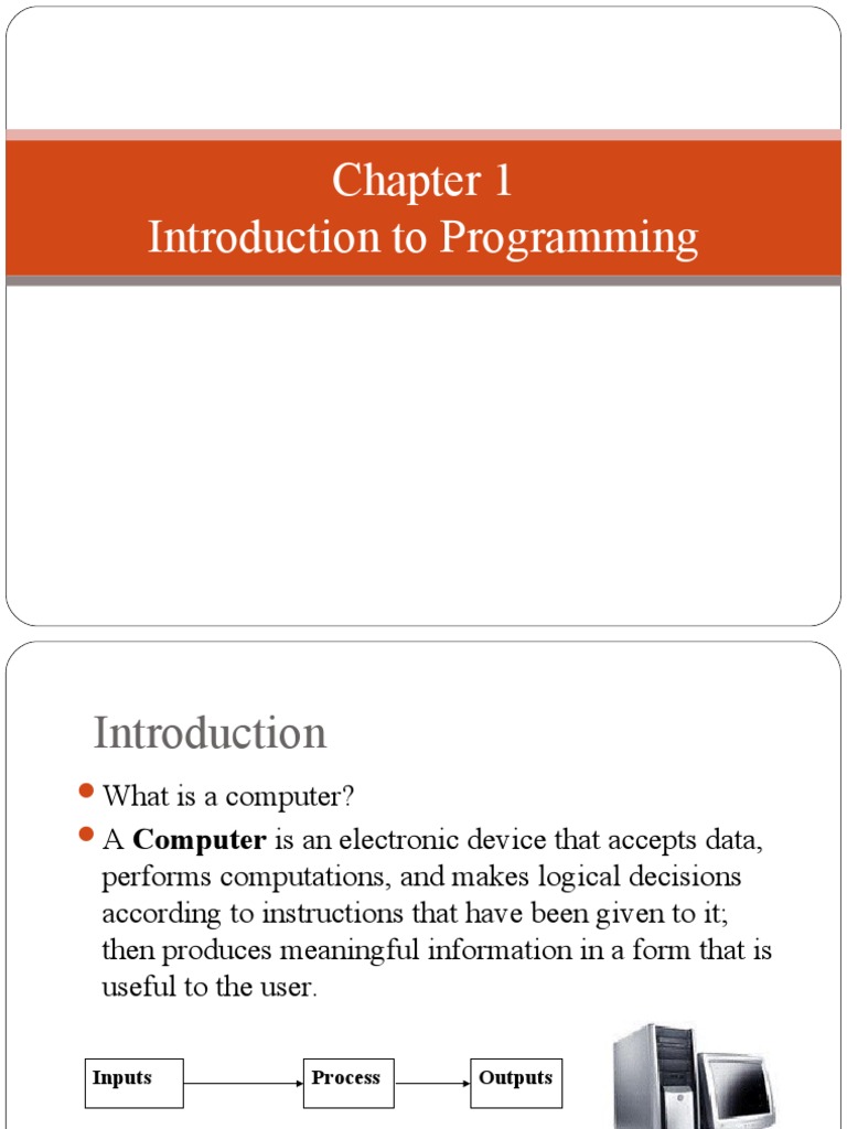 Chapter 1-C++ | PDF | Assembly Language | Computer Programming