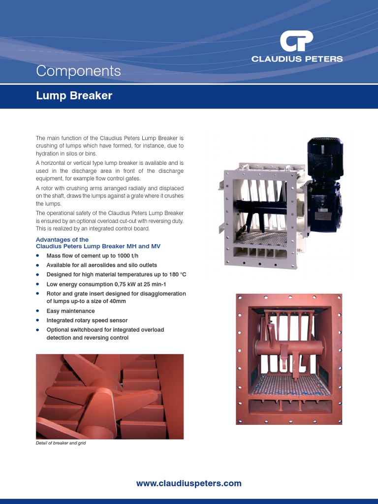 Claudius Peters Lump Breaker Overview | PDF | Equipment | Mechanical ...