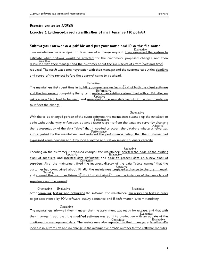 exercise1 2 63 solution-2311-16147698251550-ผสาน | PDF | Subroutine | Databases