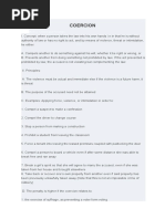 Understanding Coercion in Law | PDF | Intimidation | Fine (Penalty)