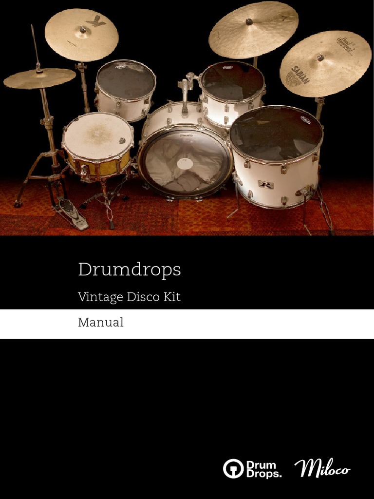 Vintage Disco Drum Kit Manual | PDF | Drum Kit | Microphone