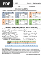 GRADE 7 Worksheets | PDF | Set (Mathematics) | Numbers