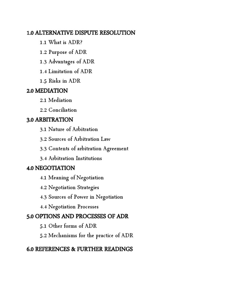 Alternative Dispute Resolution | PDF | Mediation | Alternative Dispute ...