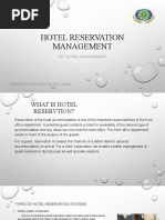 The Reservation Process in Hotels | PDF