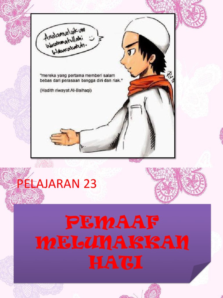 Sifat Pemaaf dan Hikmahnya | PDF | Pengembangan Diri | Agama ...