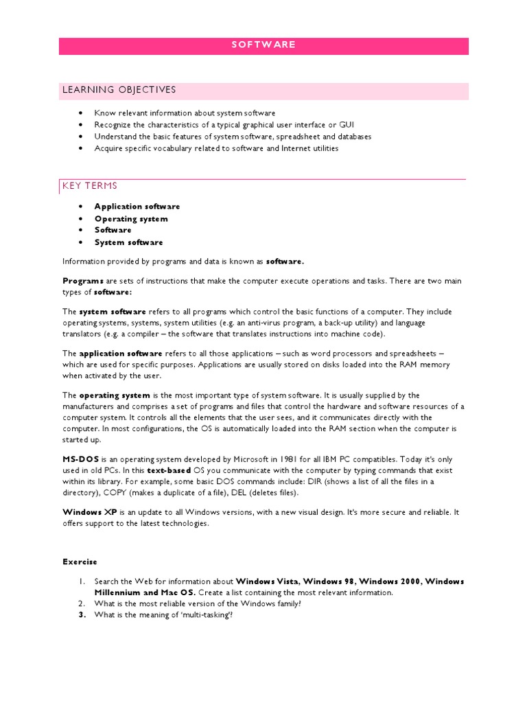 Lesson Plan Software | PDF | Operating System | Microsoft Windows