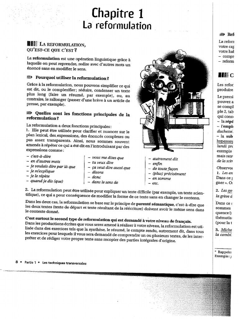 Méthode Reformulation | PDF