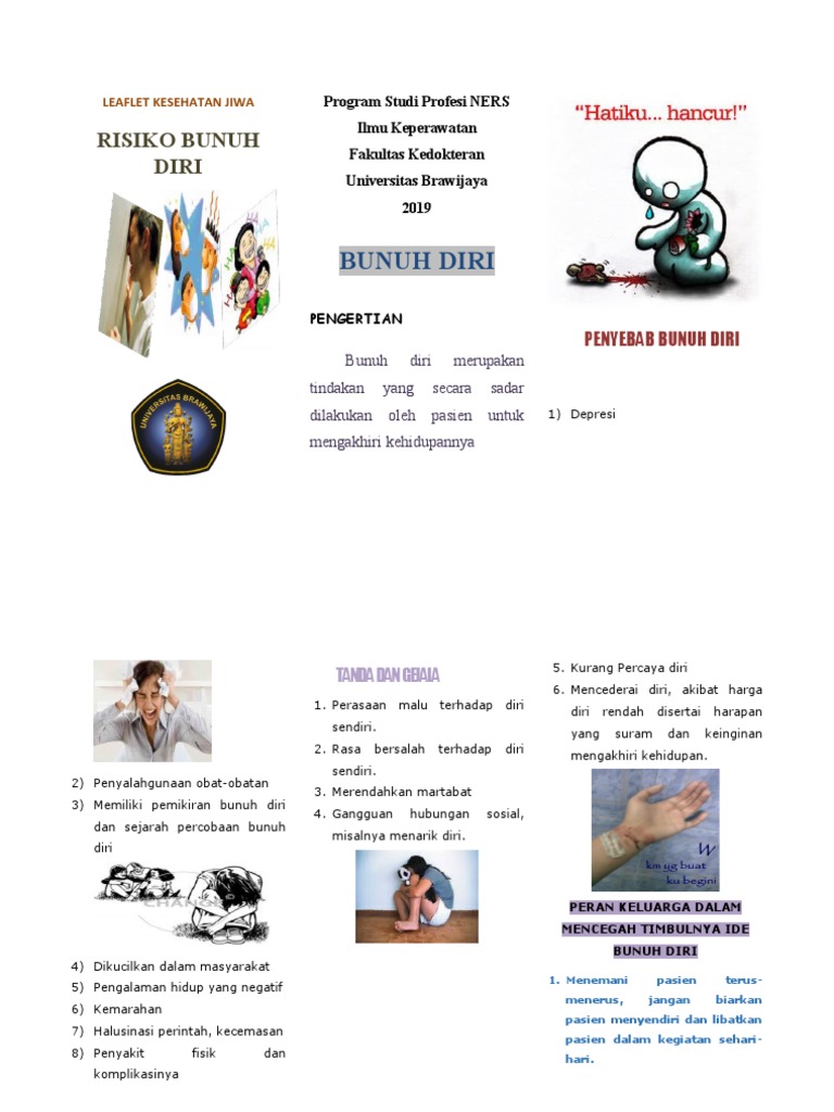 Risiko Bunuh Diri & Pencegahan | PDF | Pengembangan Diri