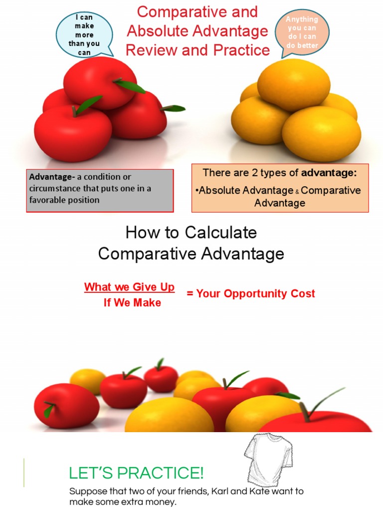 2 - Comparative Advantage Practice | PDF | Mower | Balance Of Trade