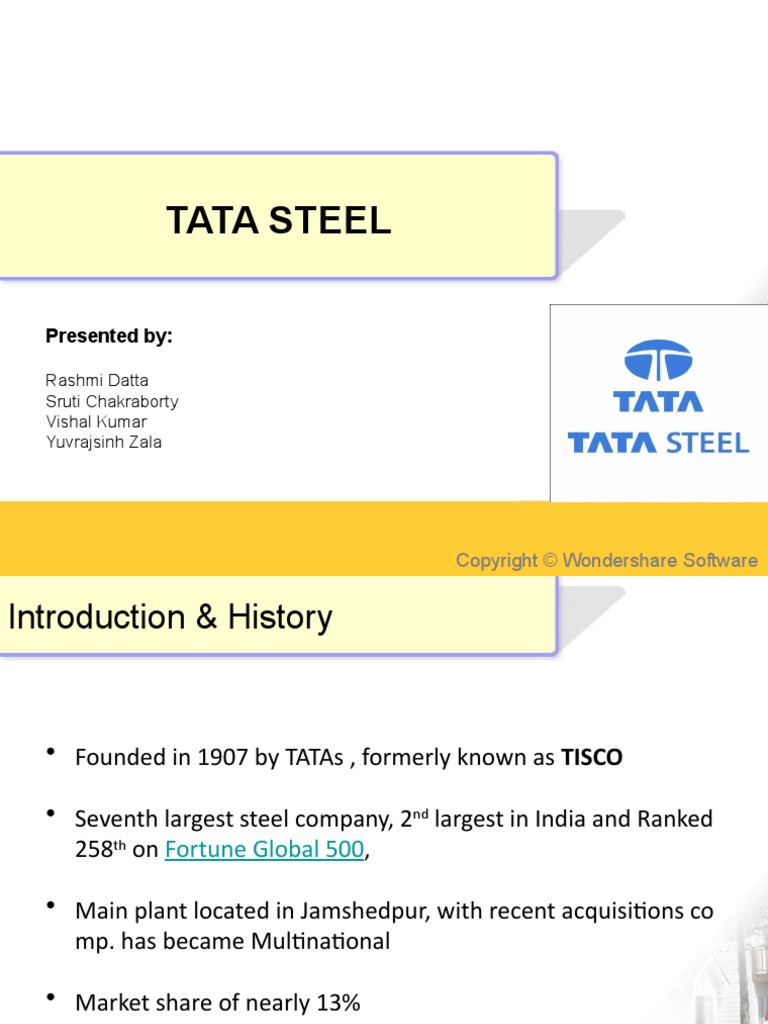 Tata Steel | PDF | Enterprise Resource Planning | Economies