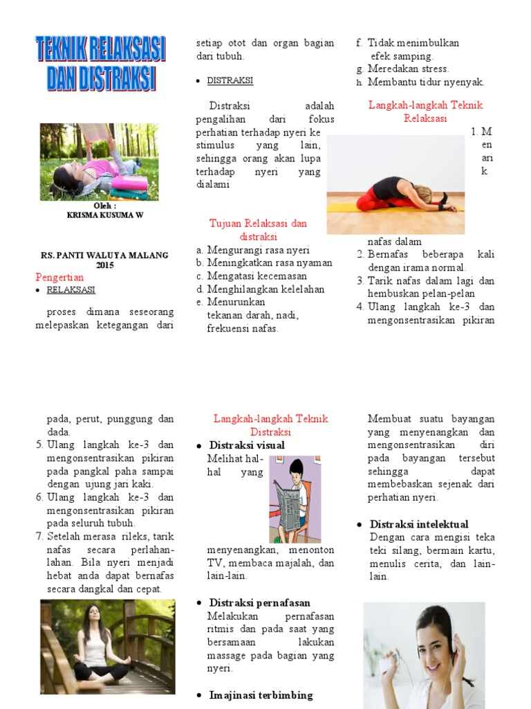 Leaflet Distraksi | PDF