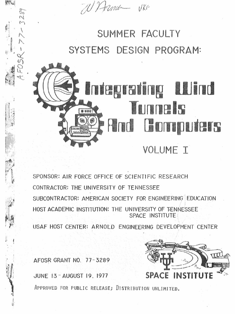Integration of Wind Tunnels and Computers | PDF | Computational Fluid ...
