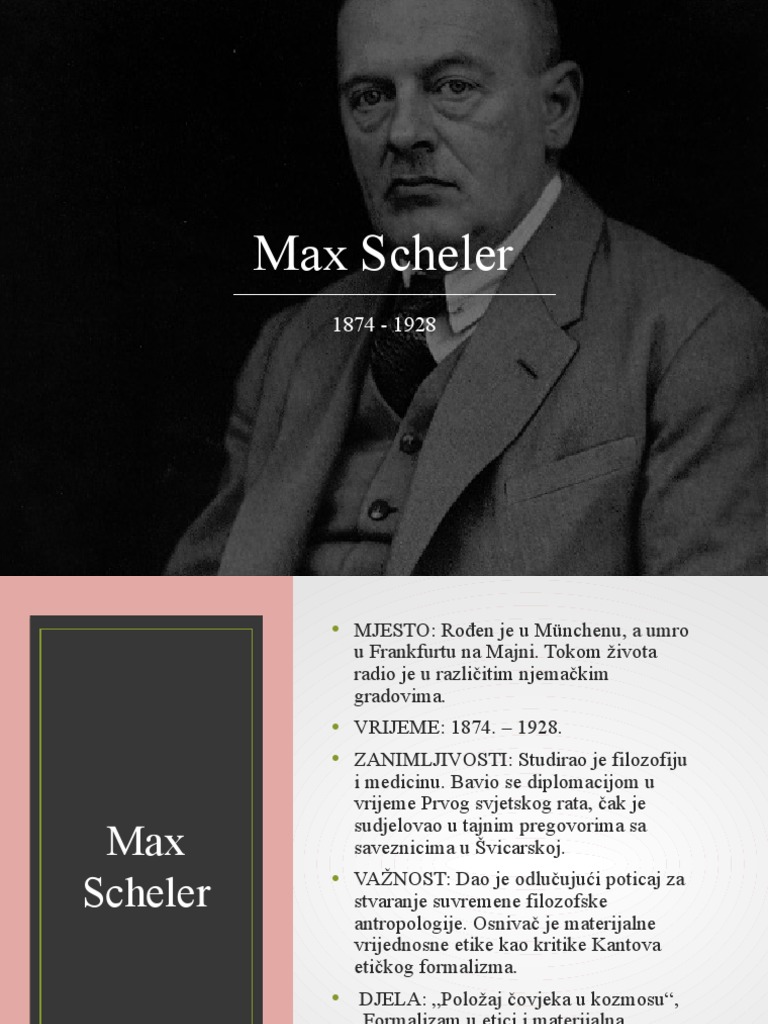 Max Scheler | PDF