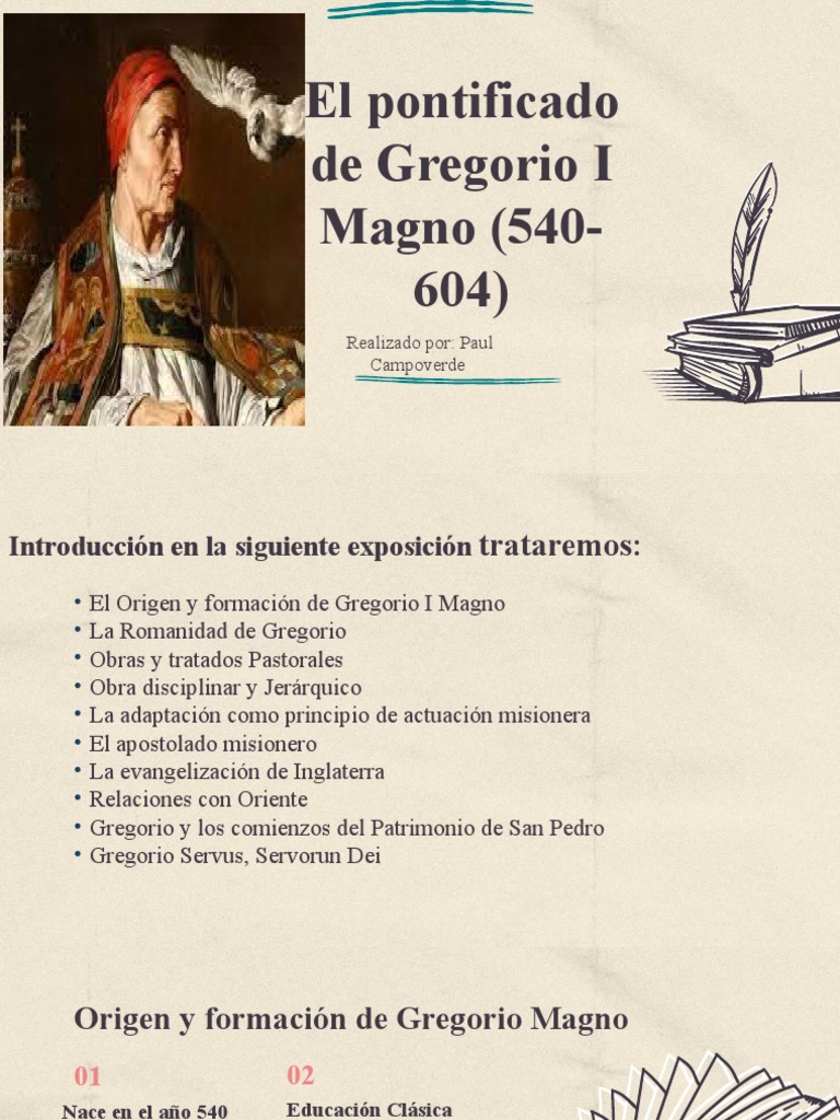 Gregorio I Magno: Legado y Misión | PDF | Papa | Iglesia Católica