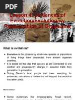 Evidence of Evolution Answer Key | PDF | Anatomy | Organisms