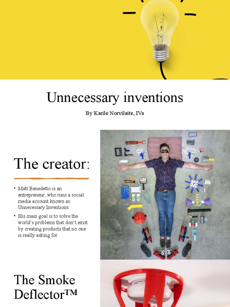 Creative Useless Inventions by Matt Benedetto | PDF