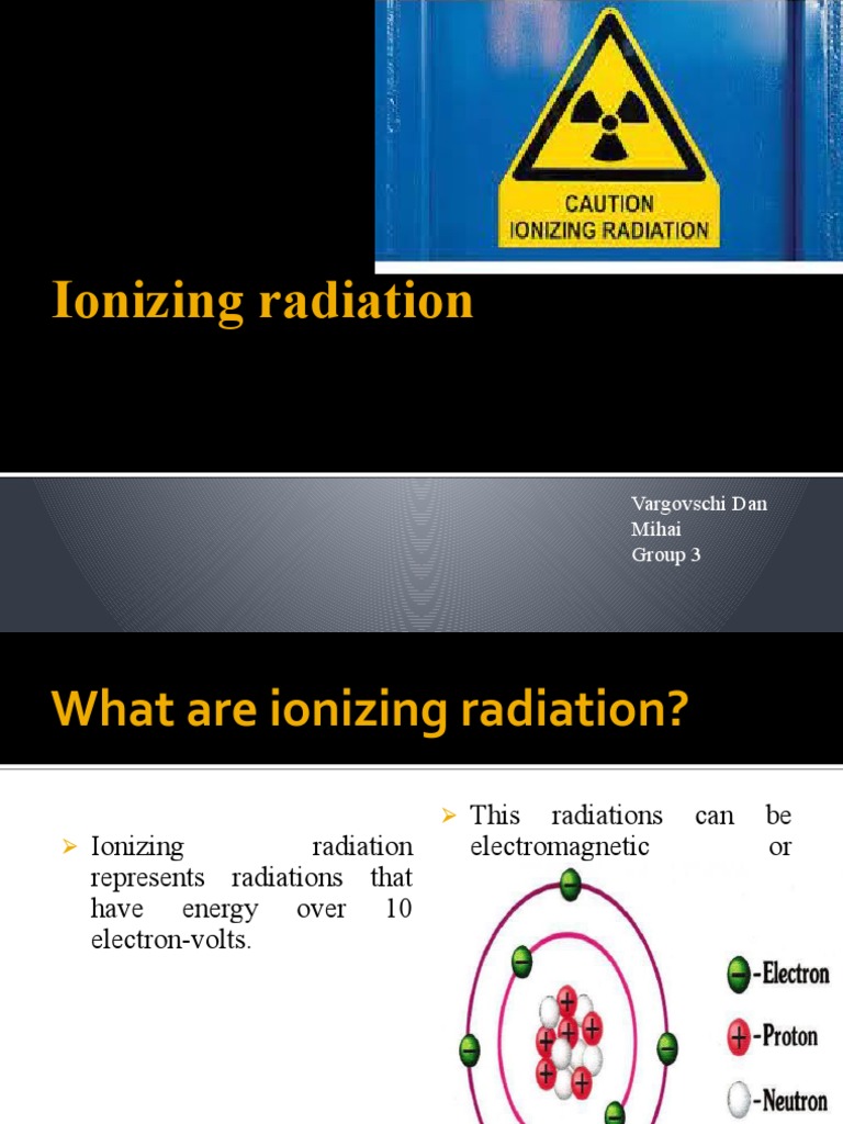 Radiatiile Ionizante PROIECT | PDF | Ionizing Radiation | Gamma Ray