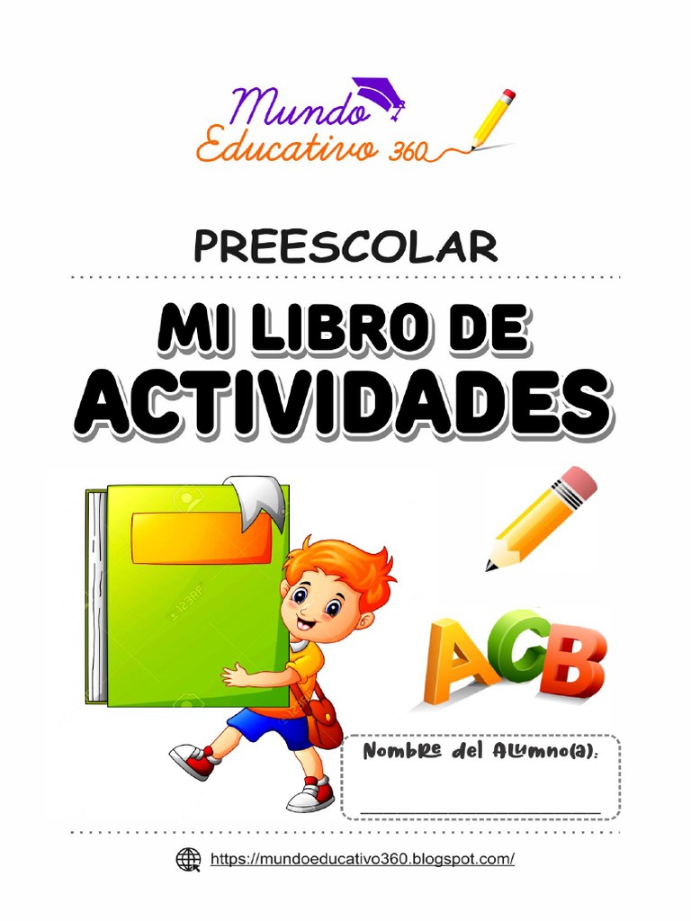 Mi Libro de Actividades Preescolar | PDF | Color | Rojo