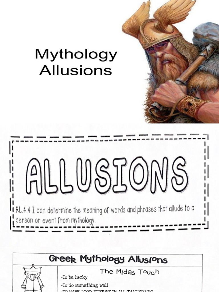 Greek Mythology Allusion | PDF