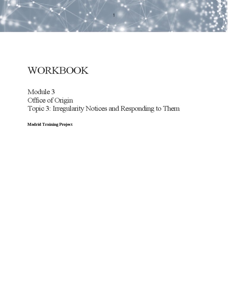 Module 3: Irregularity Notices Guide | PDF | Learning | Test (Assessment)