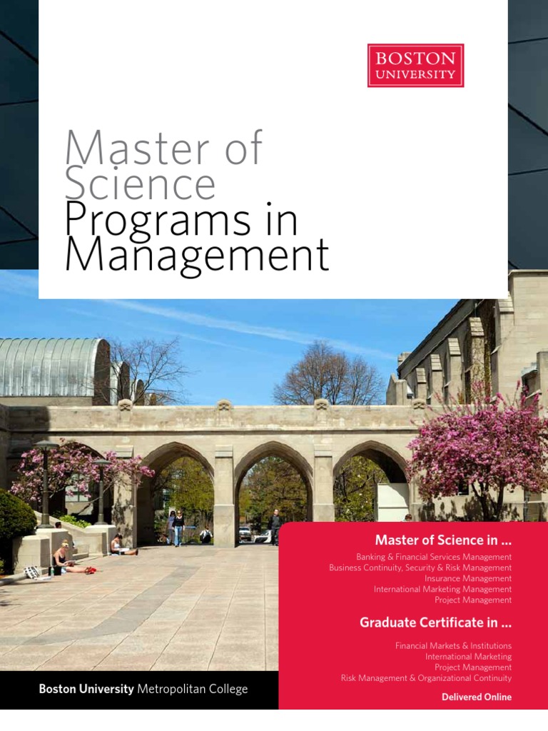 Master of Science: Programs in Management | PDF | International ...