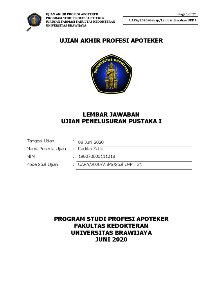 Kapsul Akar Kelembak Zulf | PDF