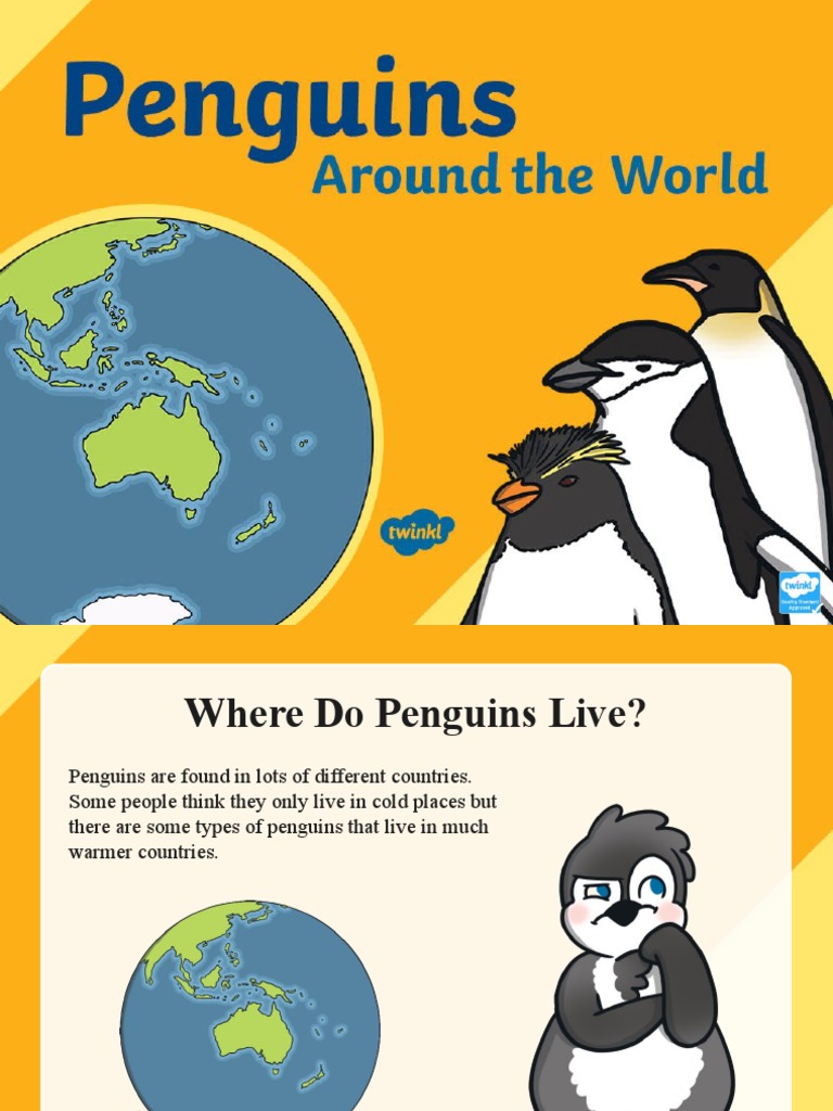 T TP 2548780 ks1 Penguins Around The World Powerpoint - Ver - 5 | PDF ...