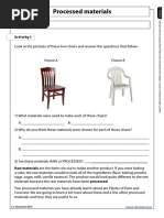 Grade 4 Materials Worksheet | PDF