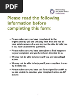 Public Protector Complaint Form PDF Download | PDF