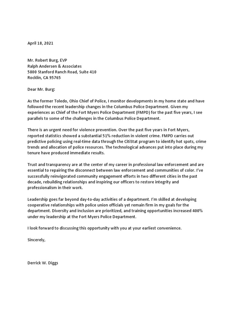 Derrick Diggs Resume | PDF | Federal Bureau Of Investigation | American ...