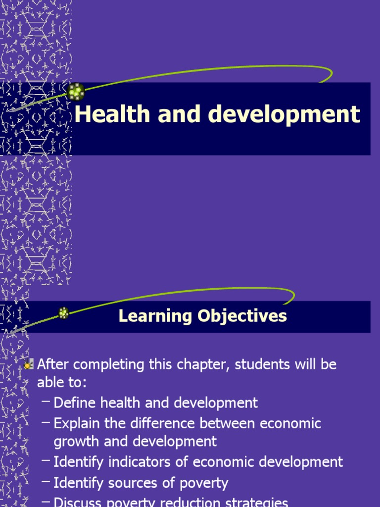 2 - Health and Development | PDF | Poverty | Poverty & Homelessness