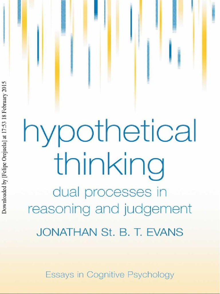 Hypothetical Thinking | PDF | Irrationality | Inference