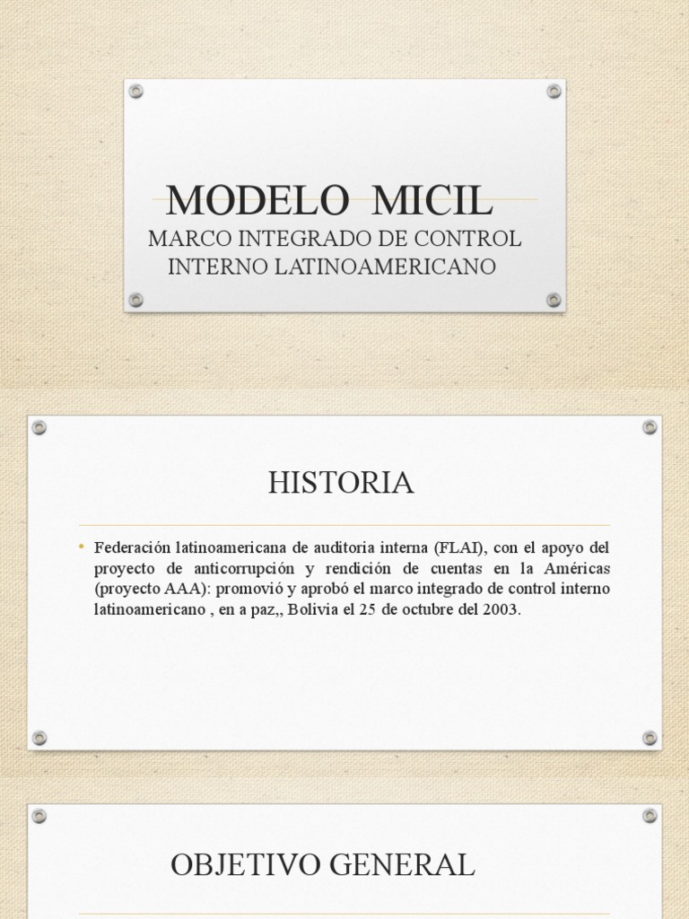 Modelo de Micil | PDF