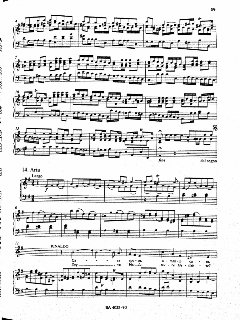 Cara Sposa, Rinaldo | PDF