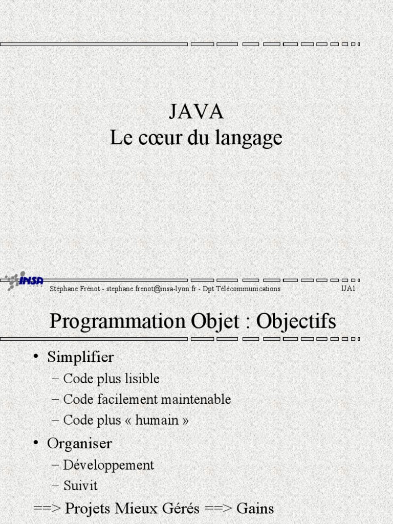 Java 2 Core | PDF | Classe (informatique) | Java (Langage de programmation)