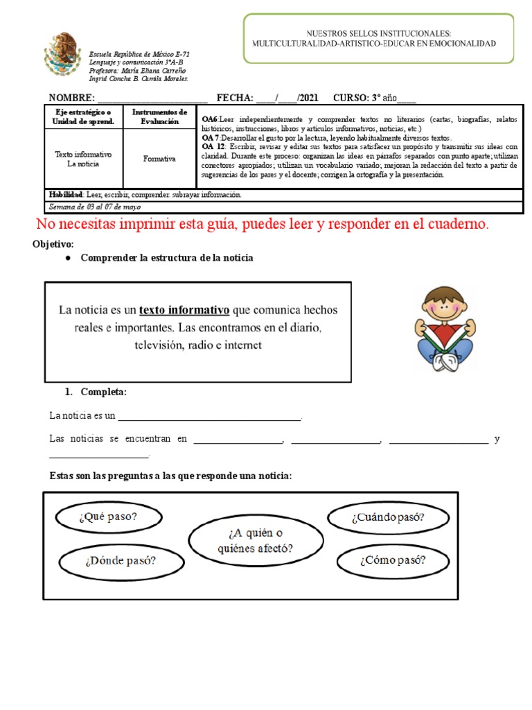 3°A Y B LENG. - U2 - G1 Sem. 03 Al 07 - 05 | PDF | Crecimiento personal y profesional | Ciencia ...