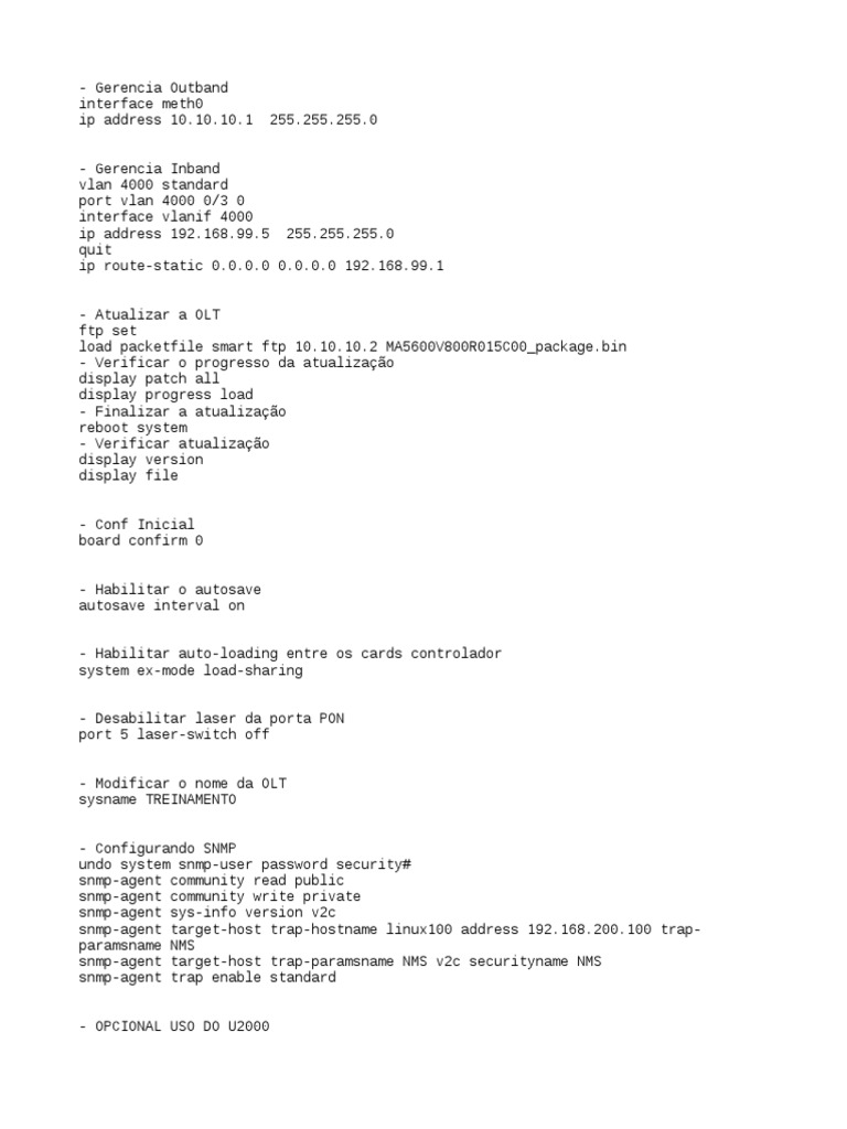 Huawei - Comandos | PDF | Computer Networking | Computer Engineering